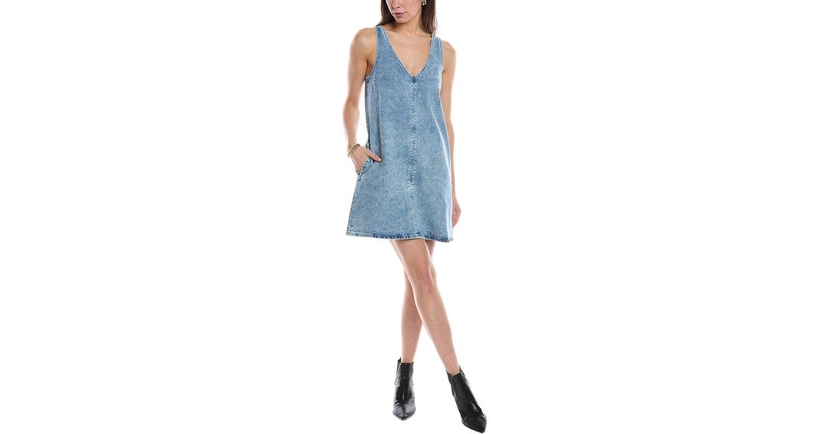 Rag & Bone Naia Mini Dress in Blue | Lyst