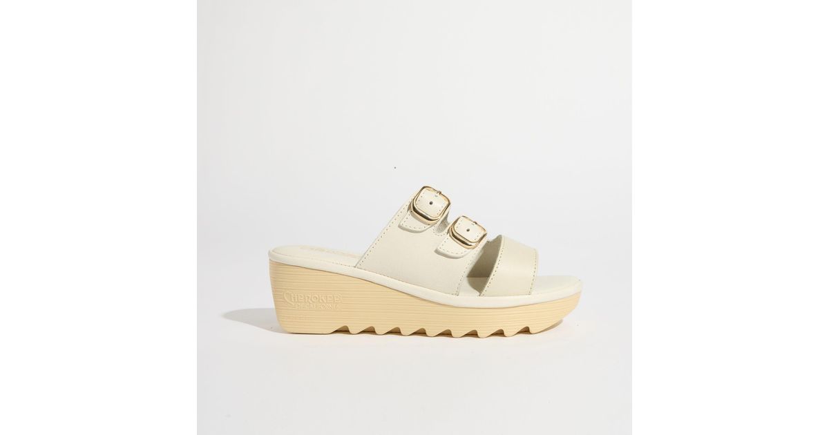 CHEROKEE OF CALIFORNIA Charlotte Mid Beep Bone in White | Lyst