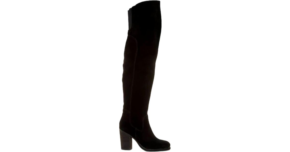 Kelsi Dagger Brooklyn Logan Over The Knee Boot Loganvt in Black | Lyst