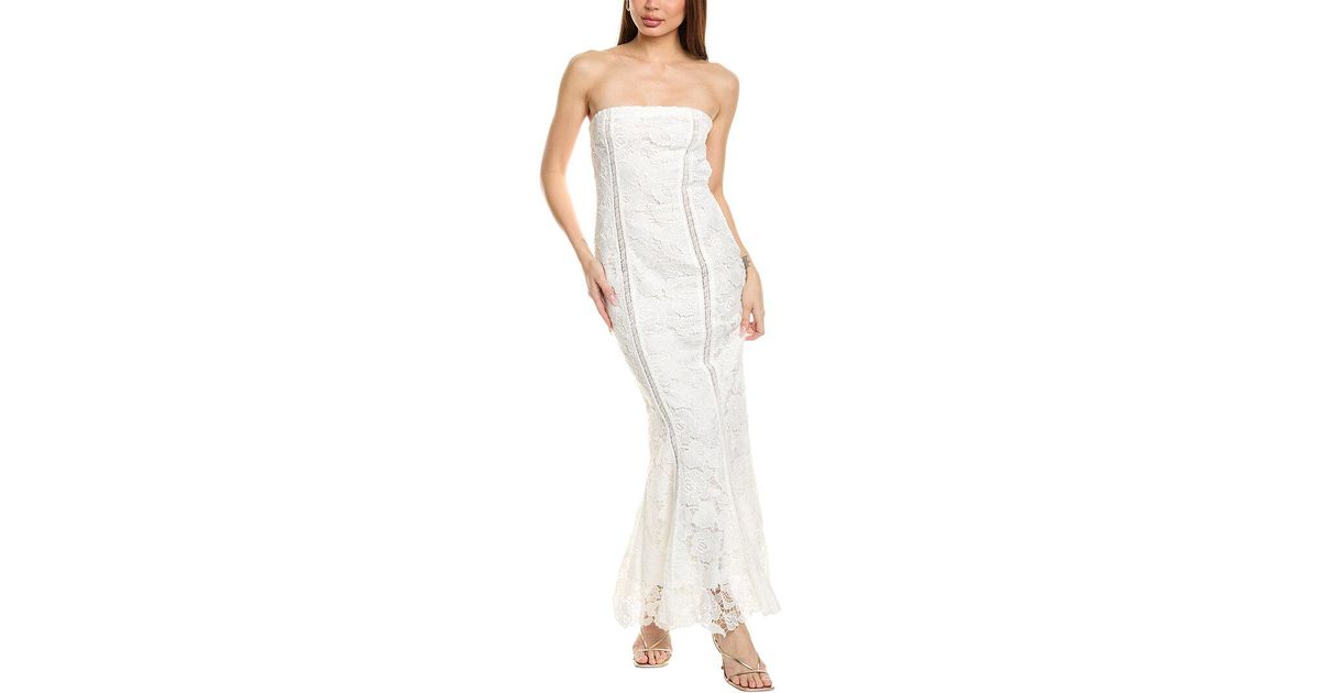Rococo Sand Rain Maxi Dress in White | Lyst