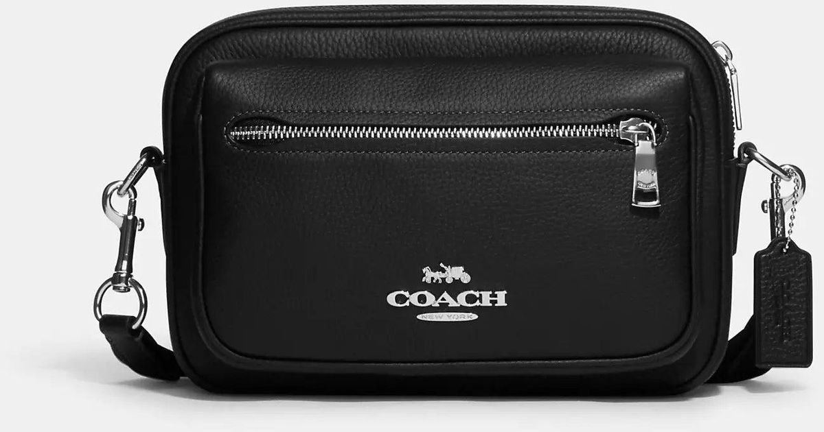 COACH Elias Crossbody in Black | Lyst