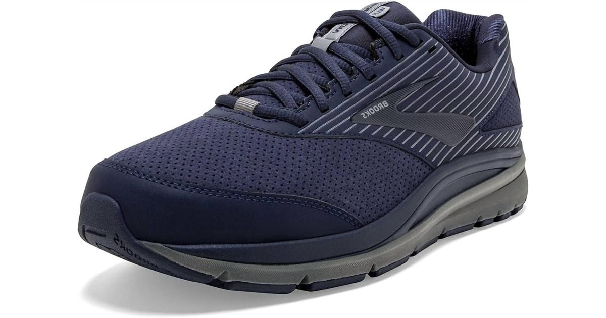 Brooks Addiction Walker Suede Shoes in Blue for Men | Lyst