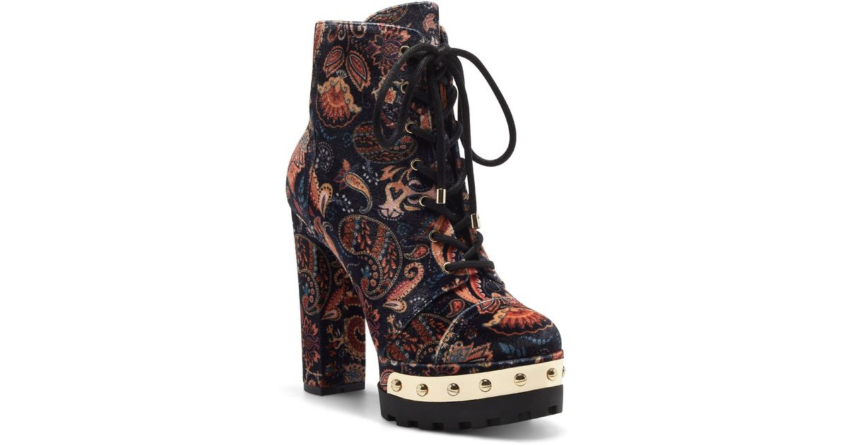 Jessica Simpson Irella Combat & Lace-up Boots | Lyst