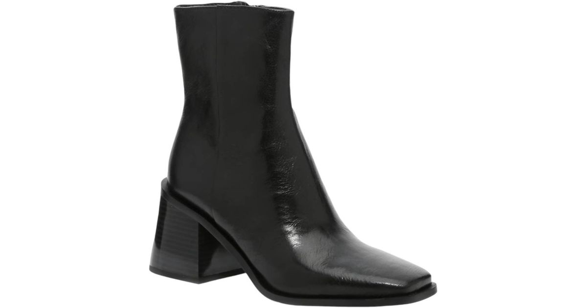 Sam Edelman Winnie Leather Boots in Black | Lyst