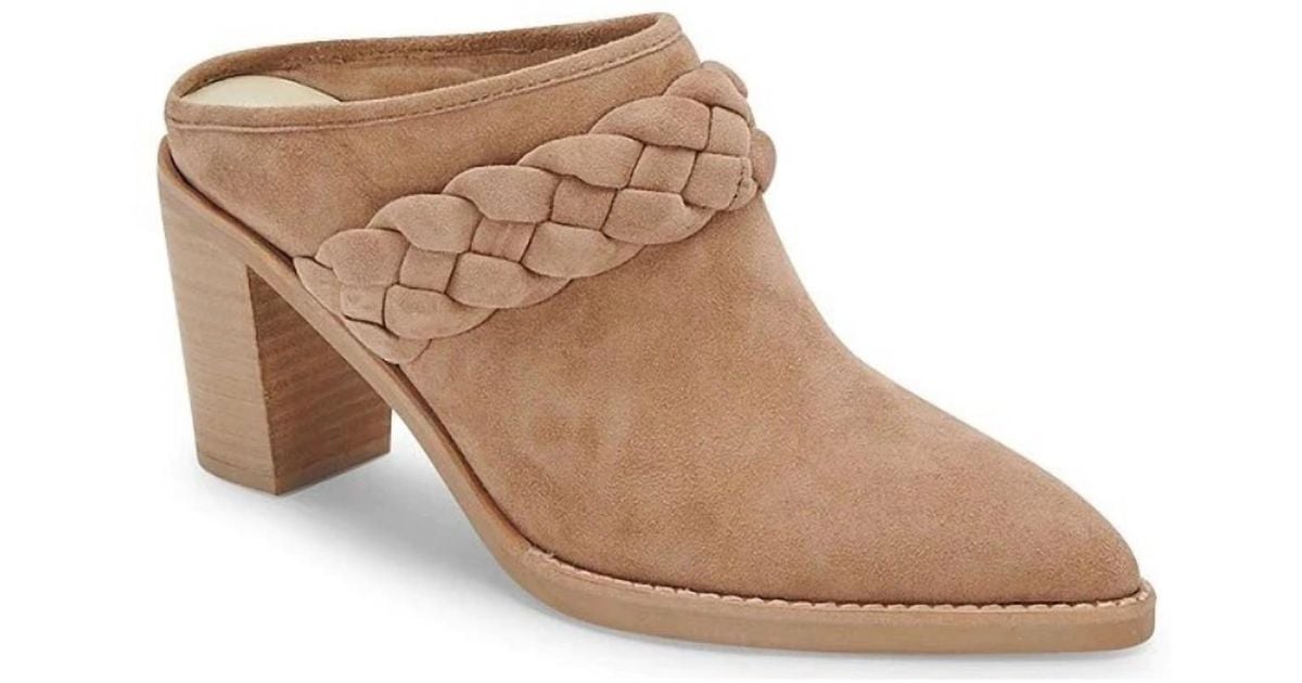 Dolce Vita Serla Mules In Truffle Suede in Brown | Lyst