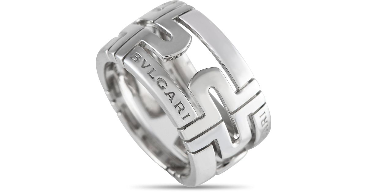 BVLGARI Parentesi 18K Ring Bv07-122024 in Metallic | Lyst