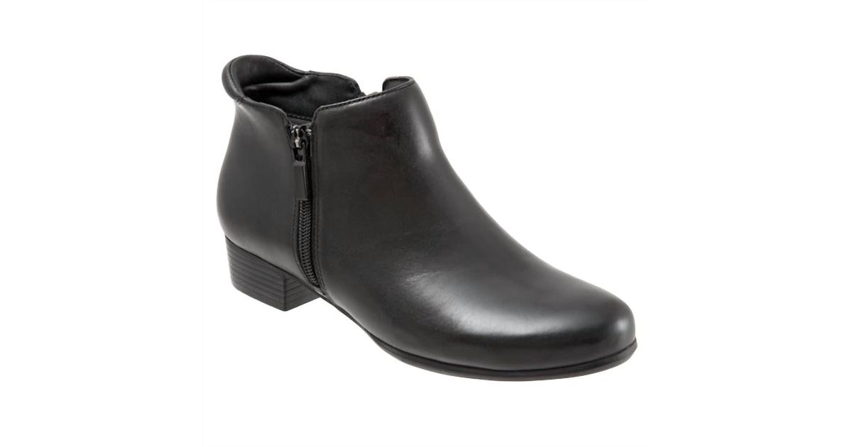 Trotters Major Boots in Black | Lyst