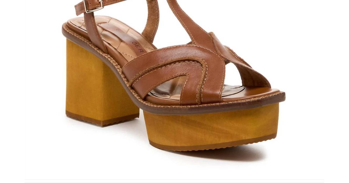 Kelsi Dagger Brooklyn Genie Fox Platform Sandals in Black | Lyst