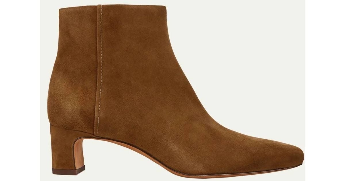 Vince Silvana Suede Zip Boot in Brown | Lyst