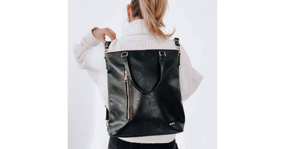 Pretty Simple Upper East Side Backpack in Black | Lyst