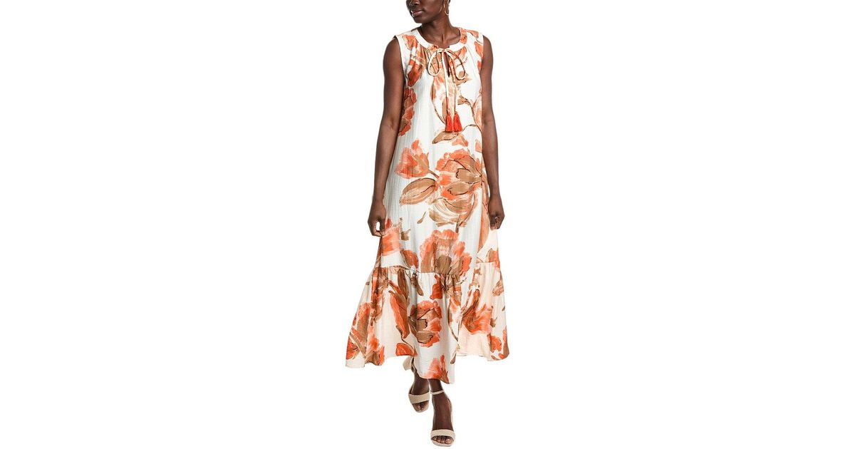 ANNA KAY Jellyfish Maxi Dress in Orange | Lyst