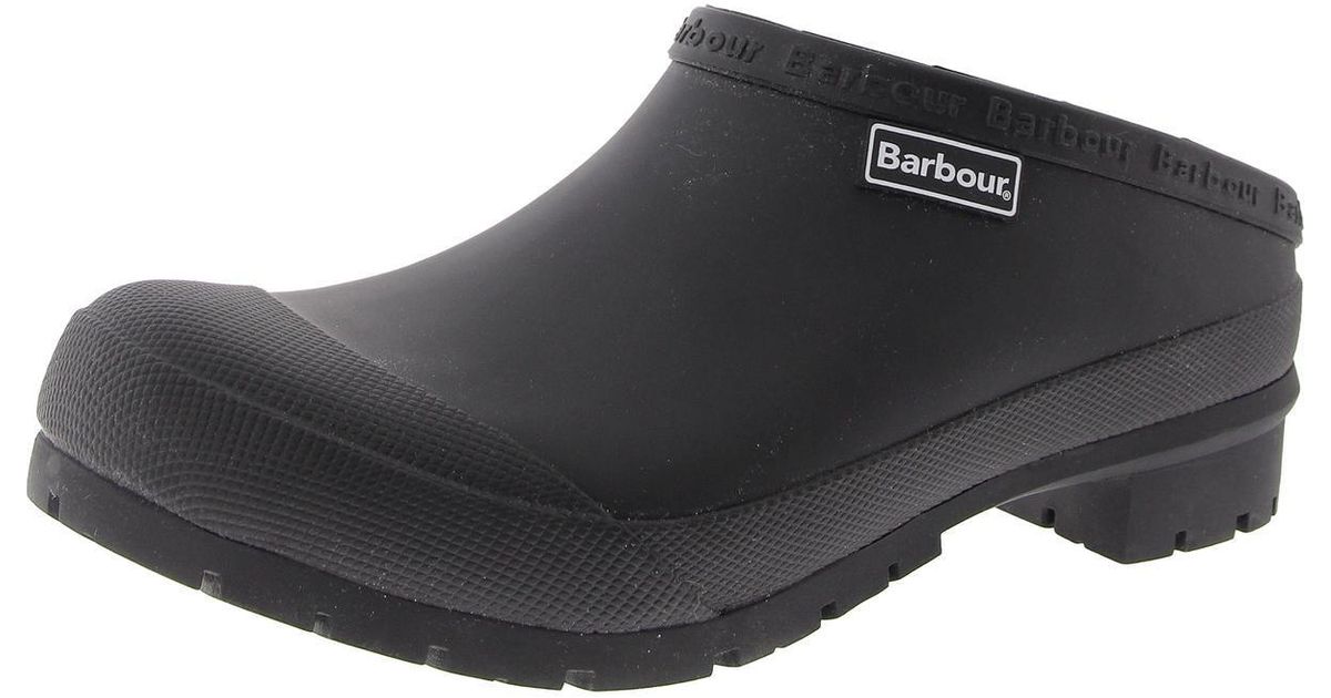 Barbour Solid Clogs in Black | Lyst