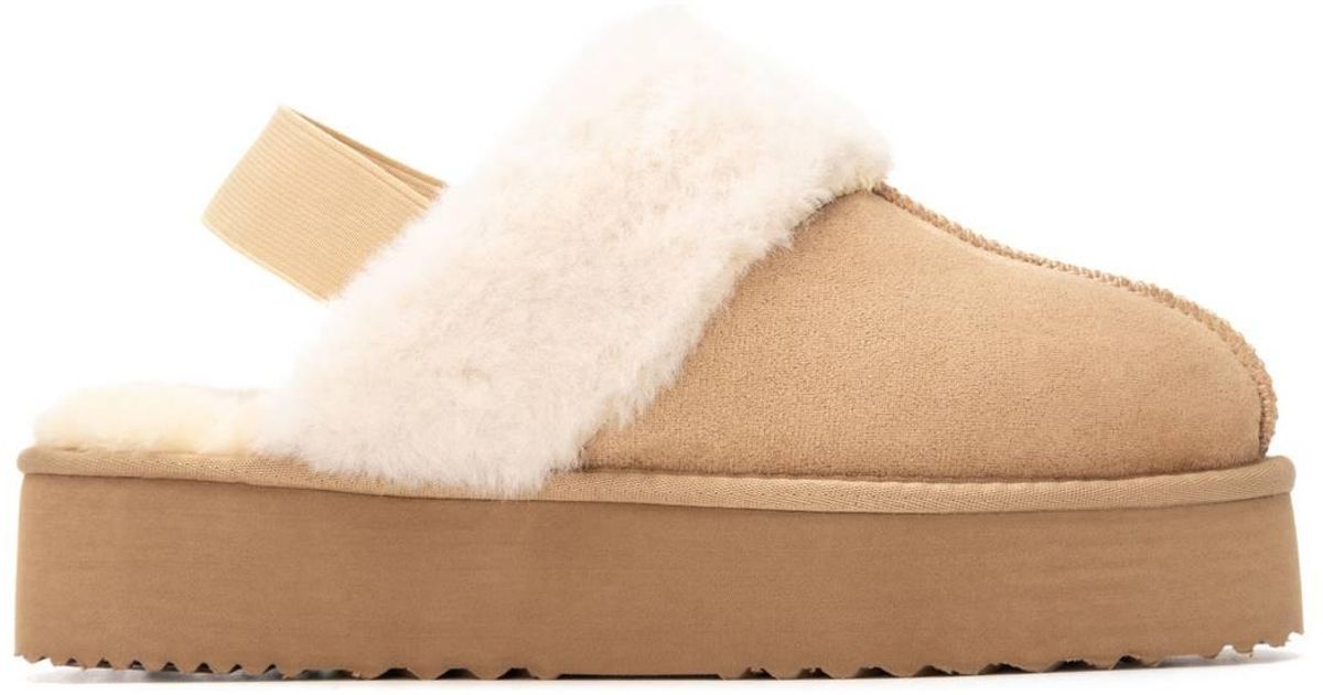 Xti Suede Slingback Clogs By in Natural | Lyst
