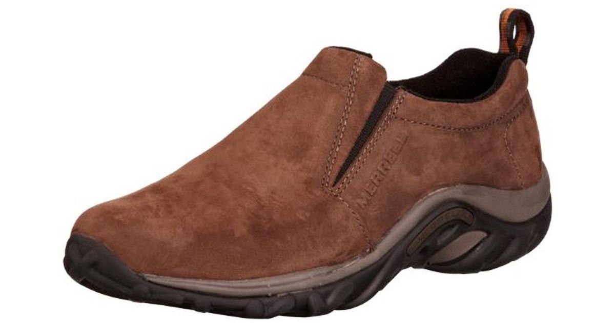 Merrell Jungle Suede Stretch Loafers in Brown for Men | Lyst