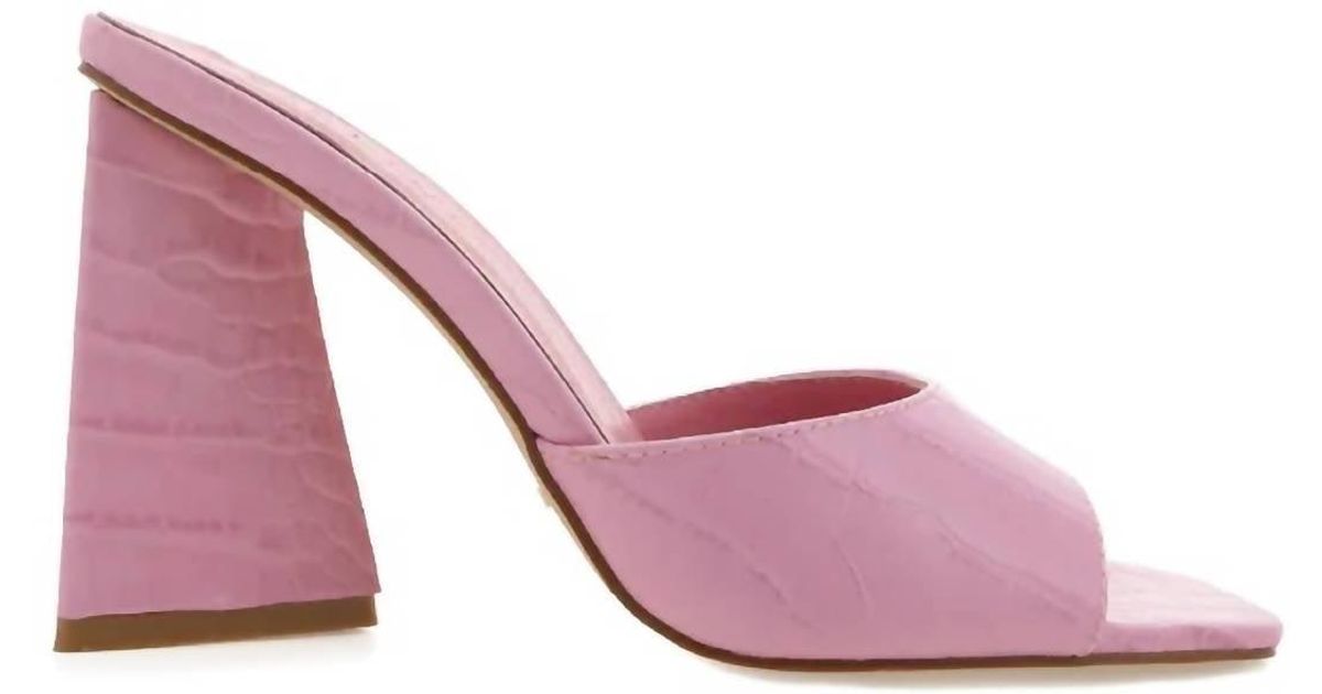 Billini Quinn Mule in Pink | Lyst