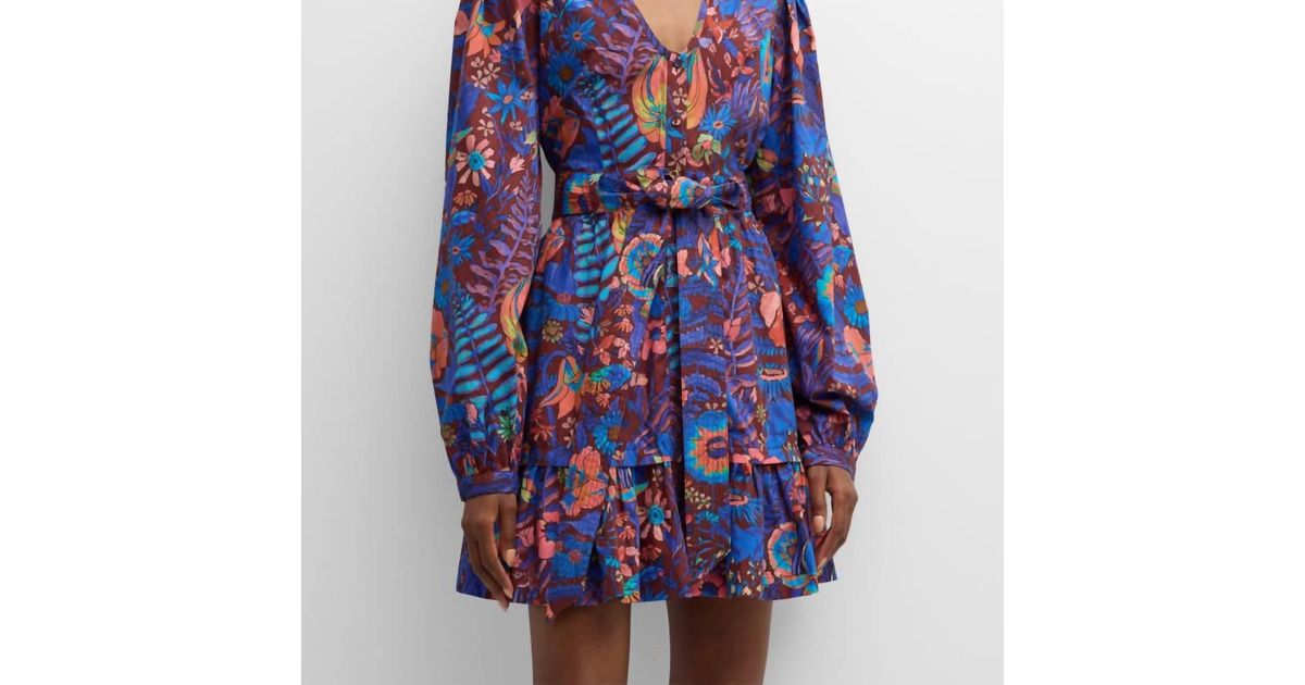 Marie Oliver Dedra Dress in Blue | Lyst