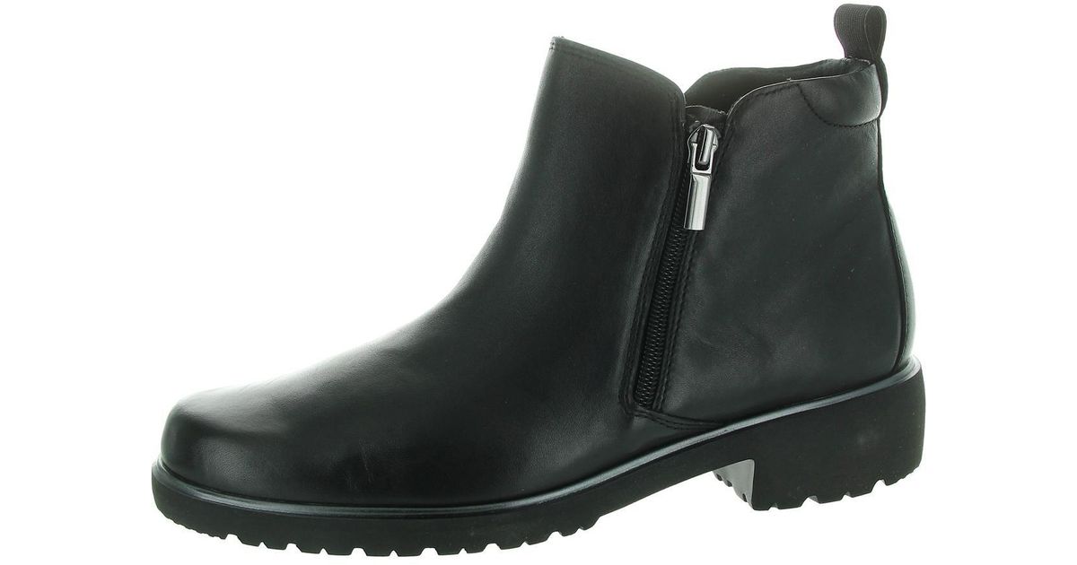 Munro Zipper Booties in Black | Lyst