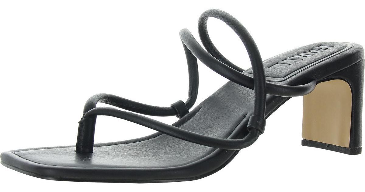 FARYL by Farylrobin Andie Strappy Leather Heels in Black | Lyst