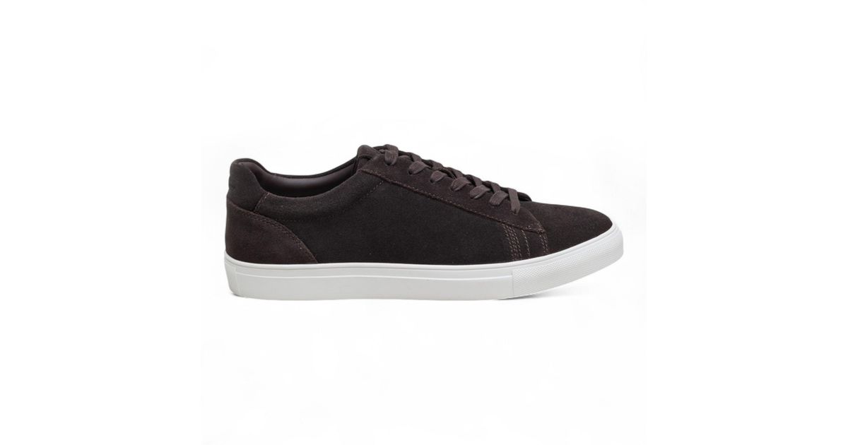 Antique Rogue Suede Leather Trainer Sneaker Shoes in Black for Men | Lyst