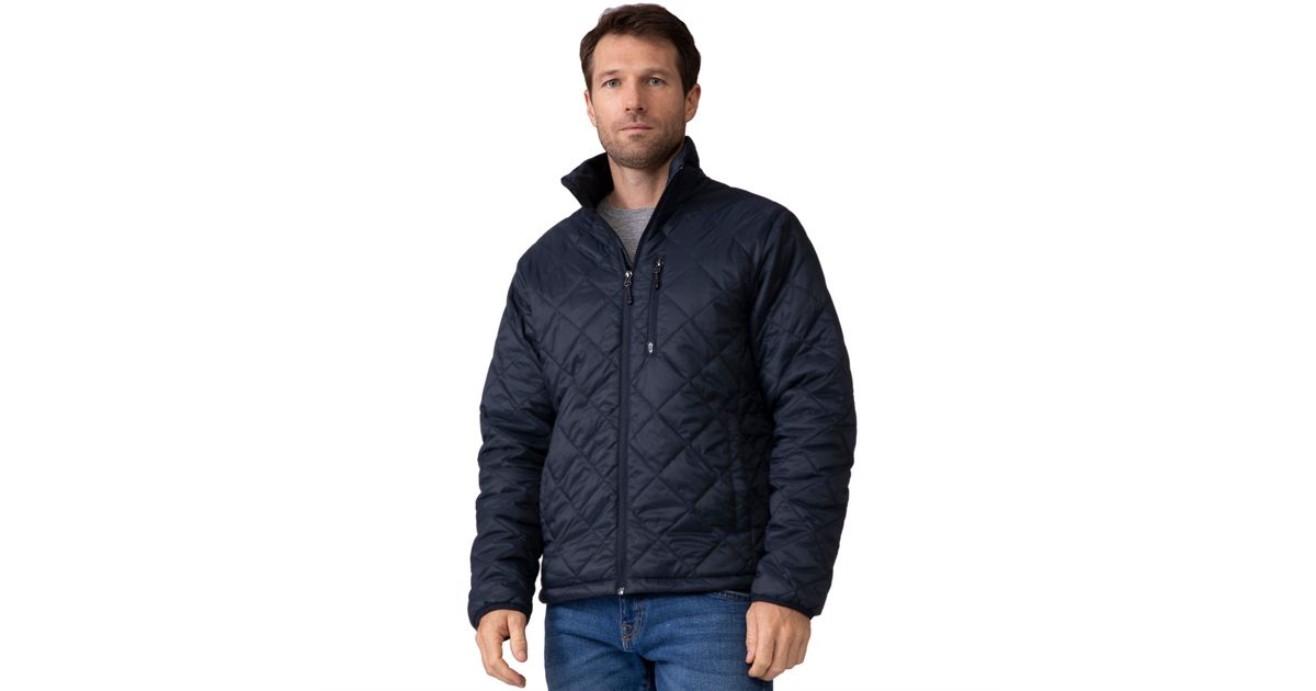 Free Country Apex Quilted Puffer Jacket in Blue for Men | Lyst