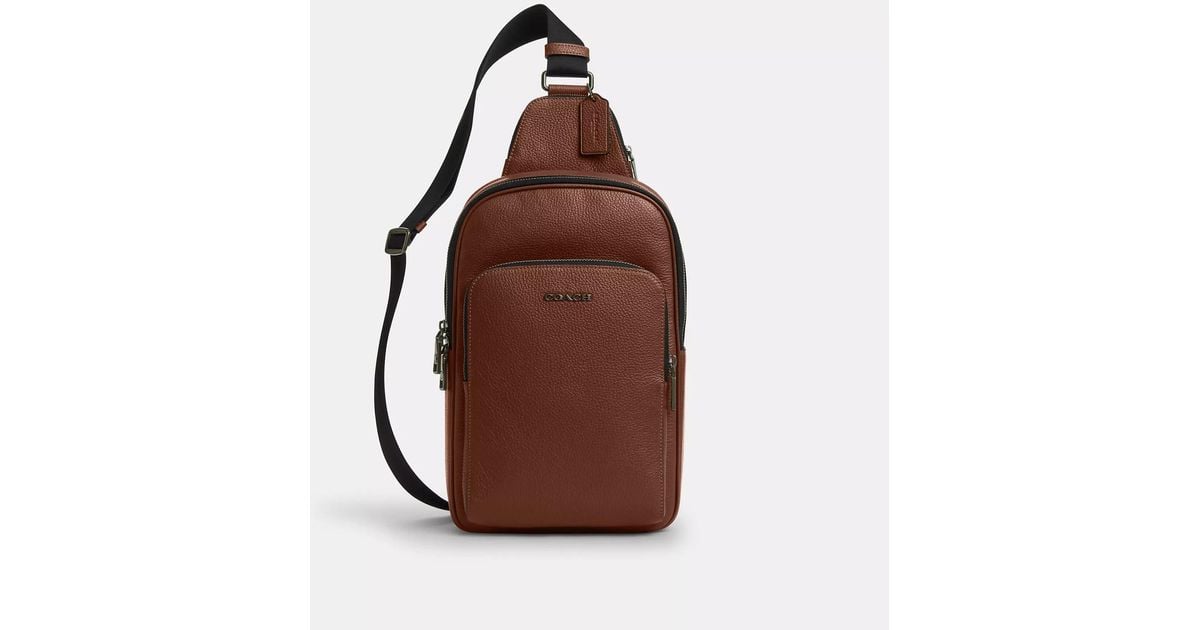 COACH Ethan Pack in Brown | Lyst