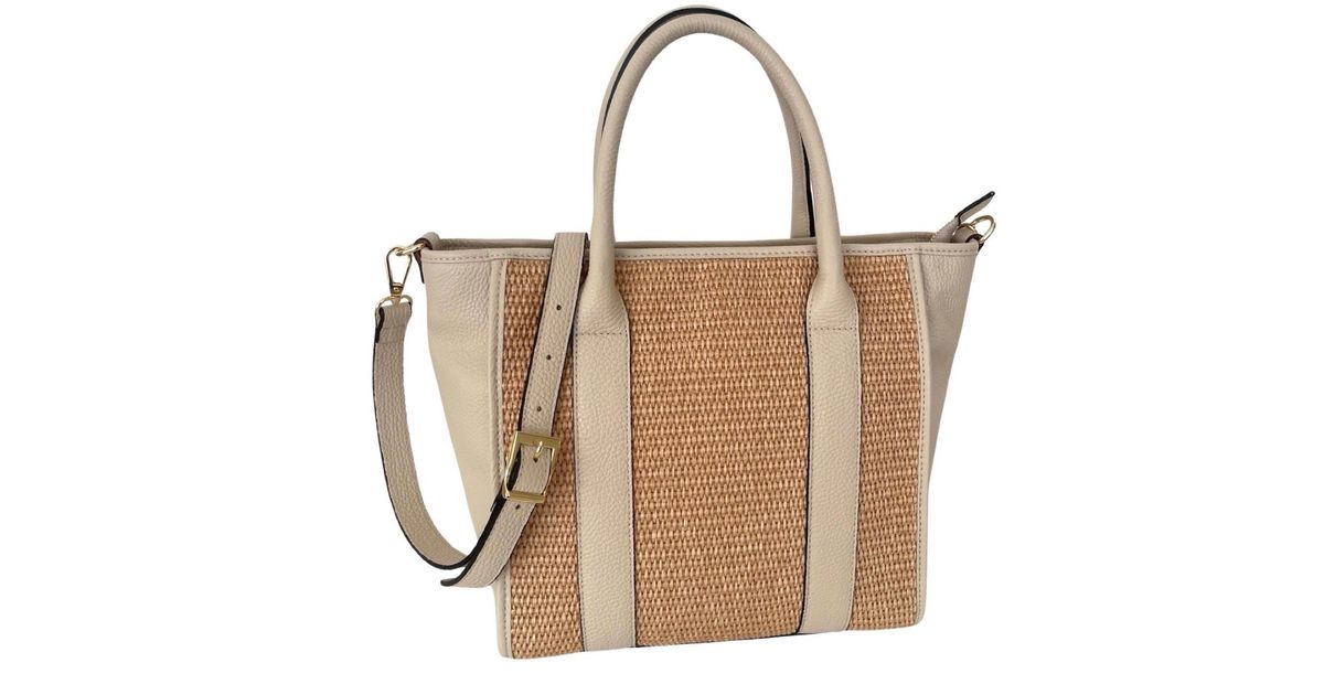 Two Amicis Nantucket Raffia Bag in Brown | Lyst