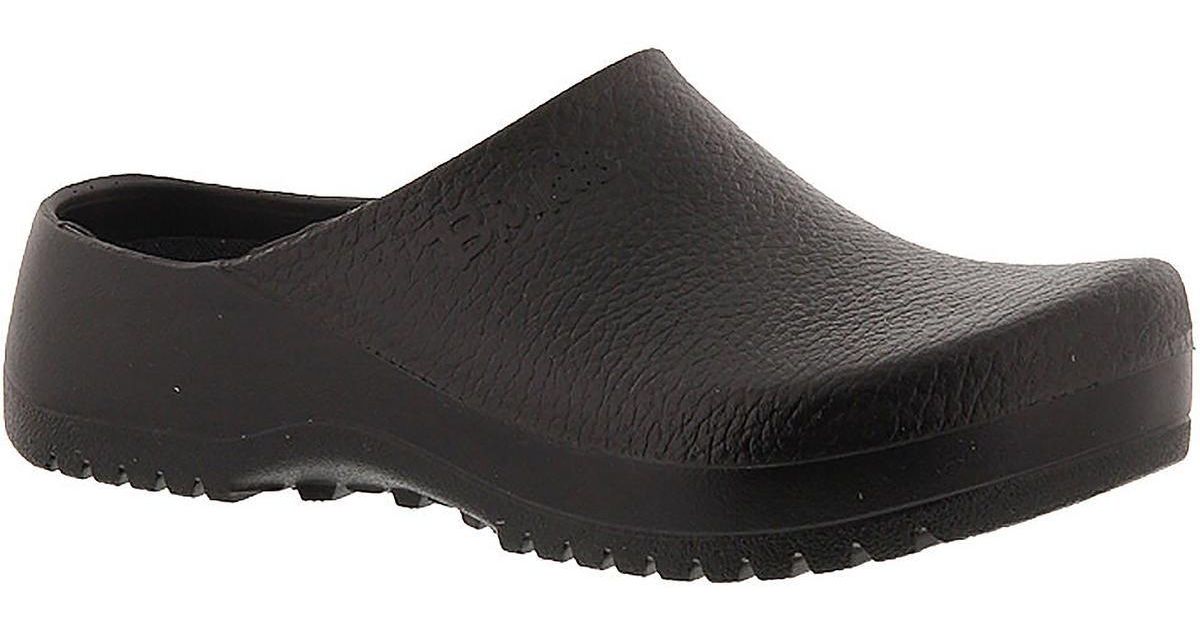 Birkenstock Super Birk Slip Resistant Comfort Clogs in Black for Men | Lyst