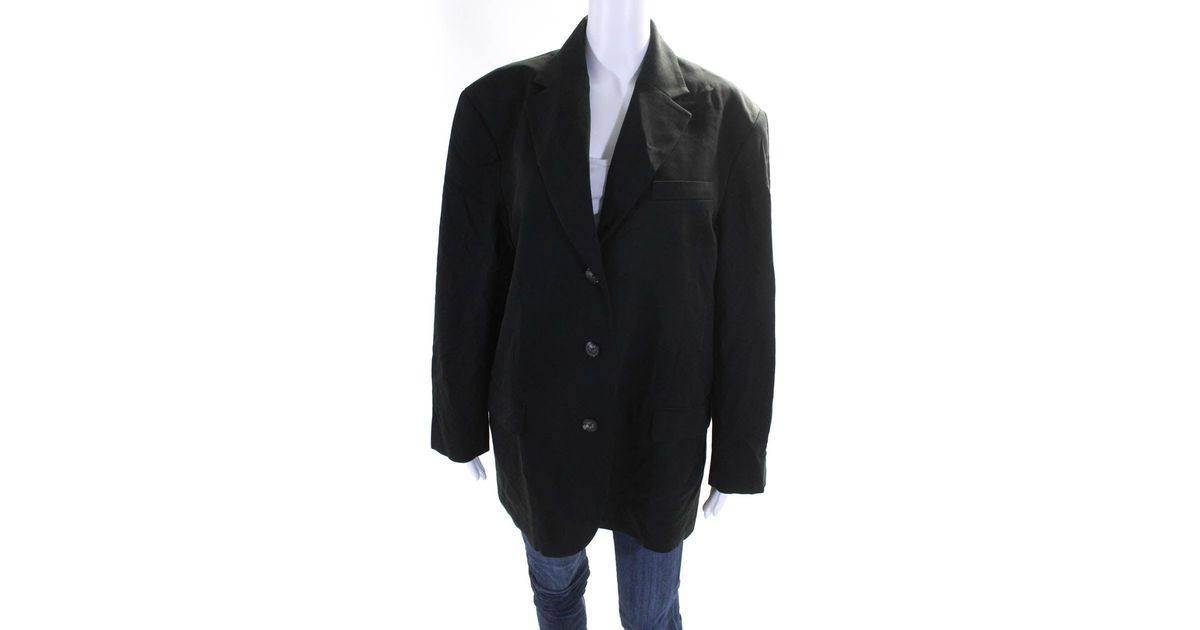 Everlane The '80S Blazer in Black | Lyst