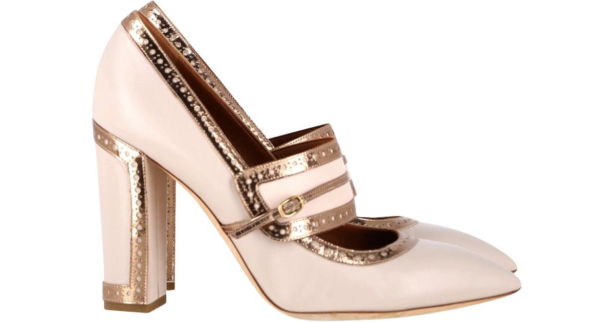 Malone Souliers Ada Perforated Pumps in Pink | Lyst