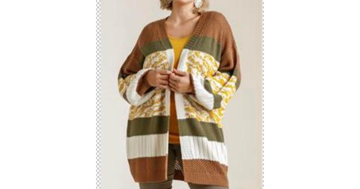 Umgee Cardigan Sweater in Metallic | Lyst