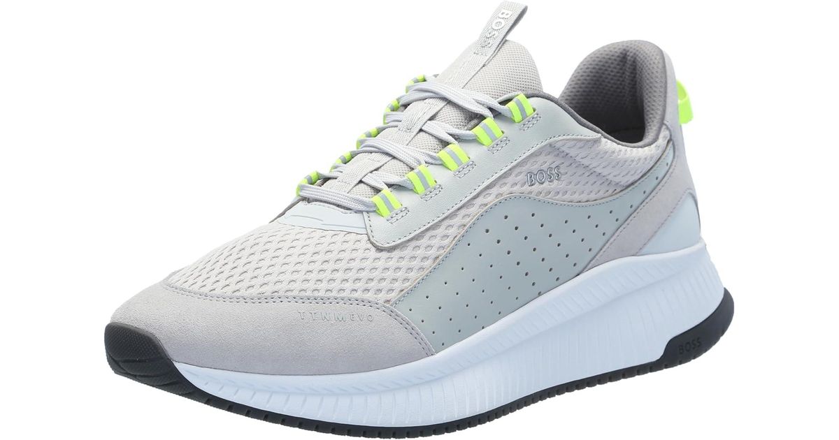 BOSS Evo Running Sneaker, Light Pastel in Metallic for Men | Lyst