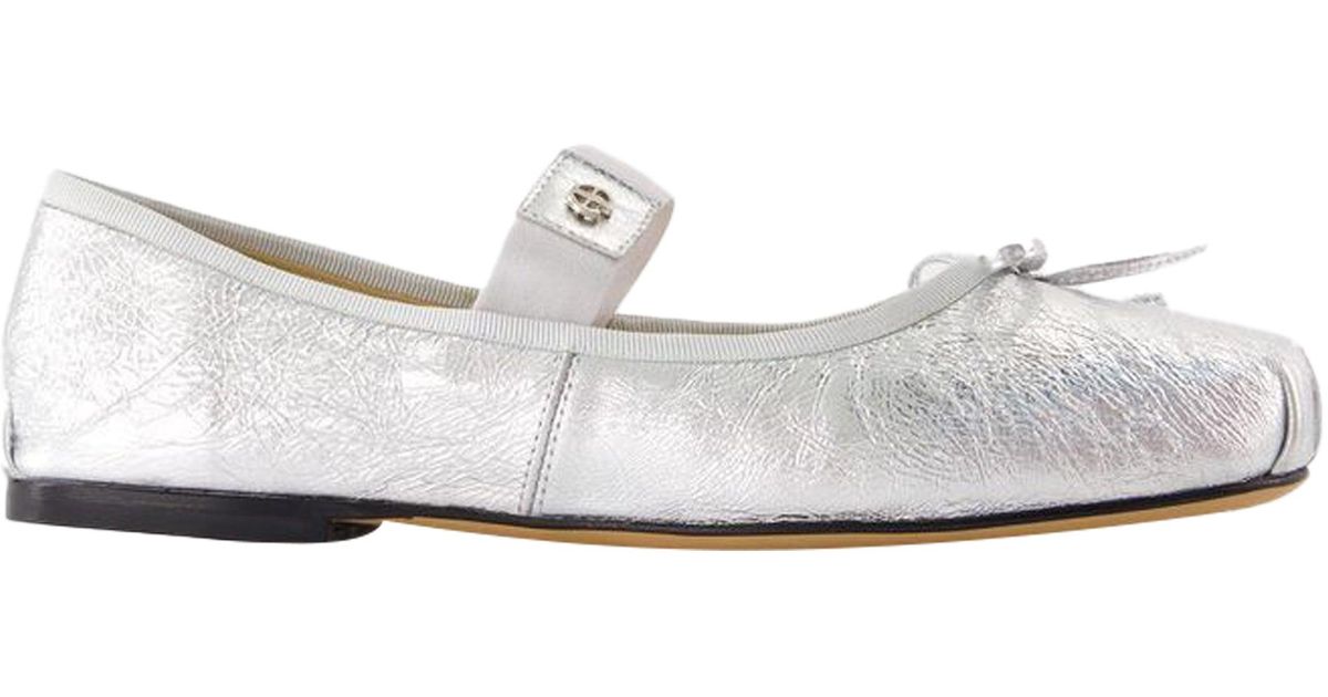 Anine Bing Jolie Flat Shoes in White | Lyst