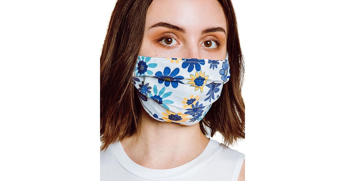 MONTE Pack Of Upcycled Masks in Blue | Lyst