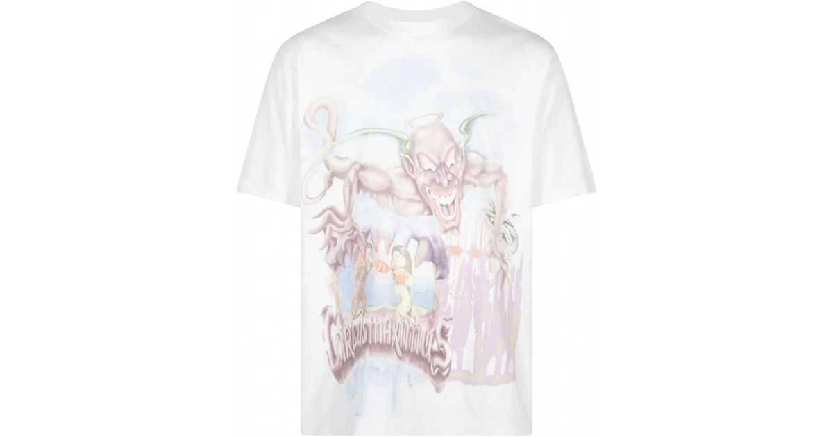 Travis Scott Utopia Circus Maximus Shirt in White for Men | Lyst