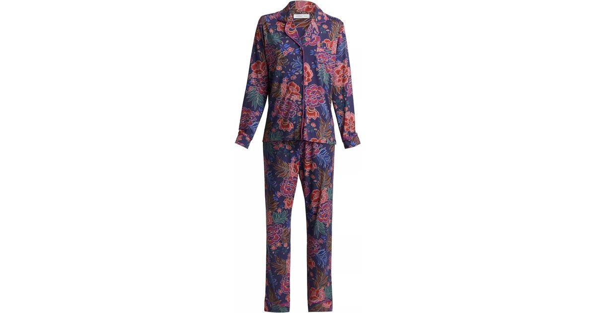 Johnny Was The Carly Pj Set, Etta'S Garden in Blue | Lyst