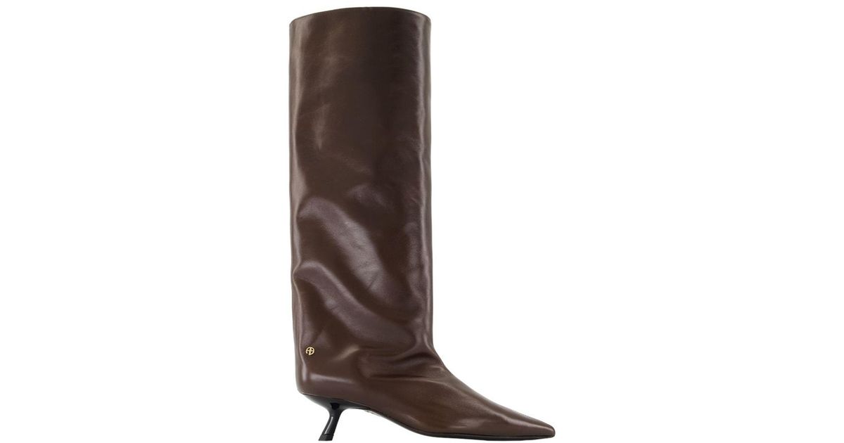 Anine Bing Tall Hilda Boots in Brown | Lyst