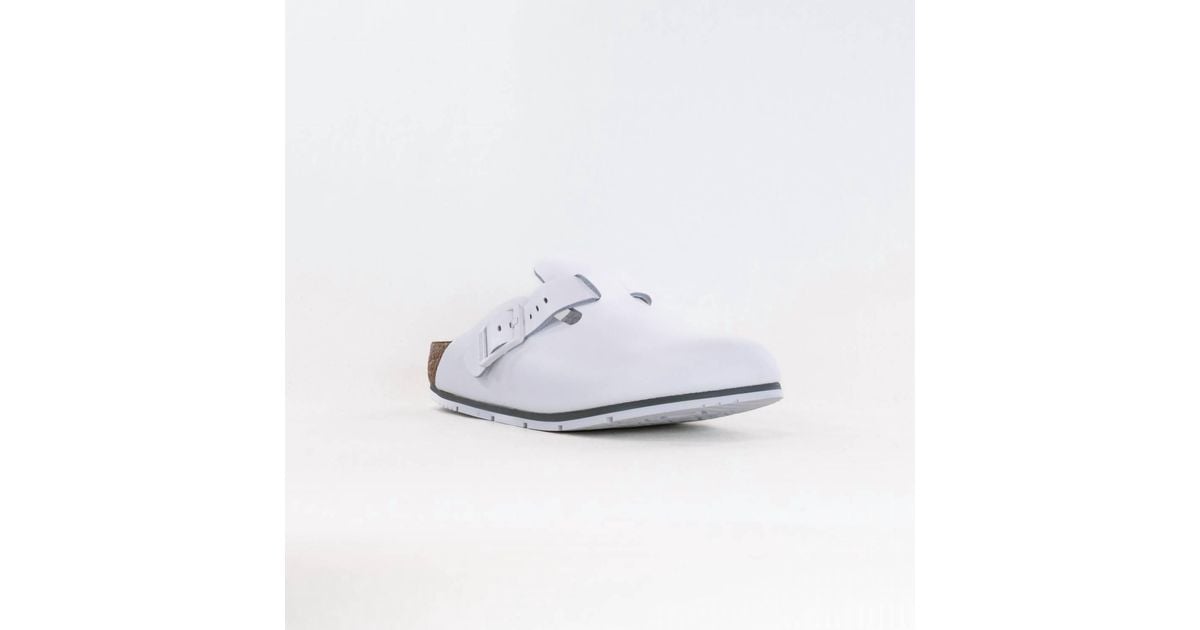 Birkenstock Boston Pro Clogs in White | Lyst