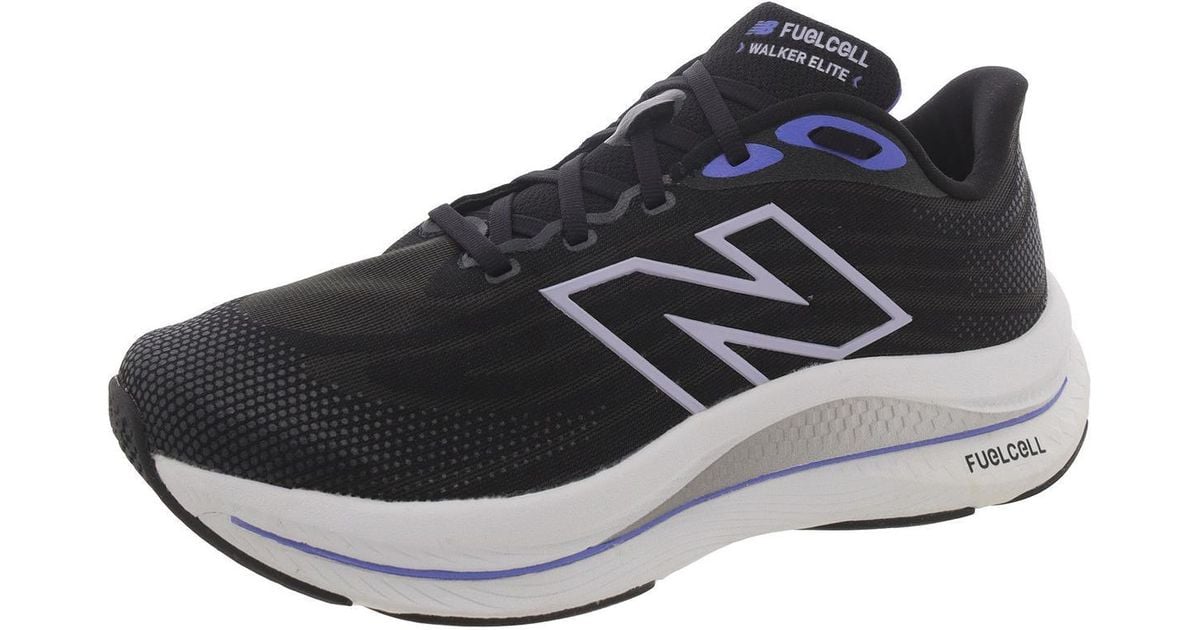 New Balance Walker Elite Mesh Lace-Up Running & Training Shoes in Blue ...