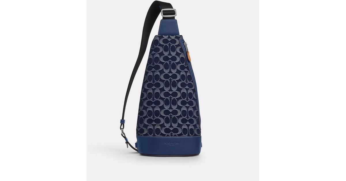 COACH Dominic Sling Pack in Blue | Lyst