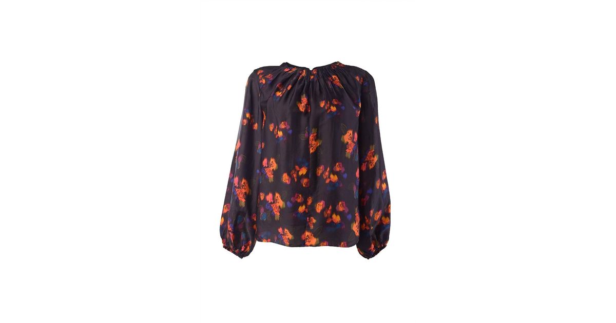 CELINA MOON Nyla Top in Red | Lyst