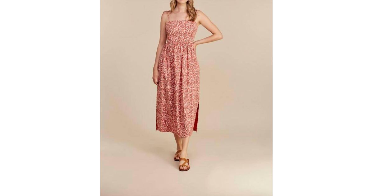 People Tree Vivana Floral Dress in Pink | Lyst
