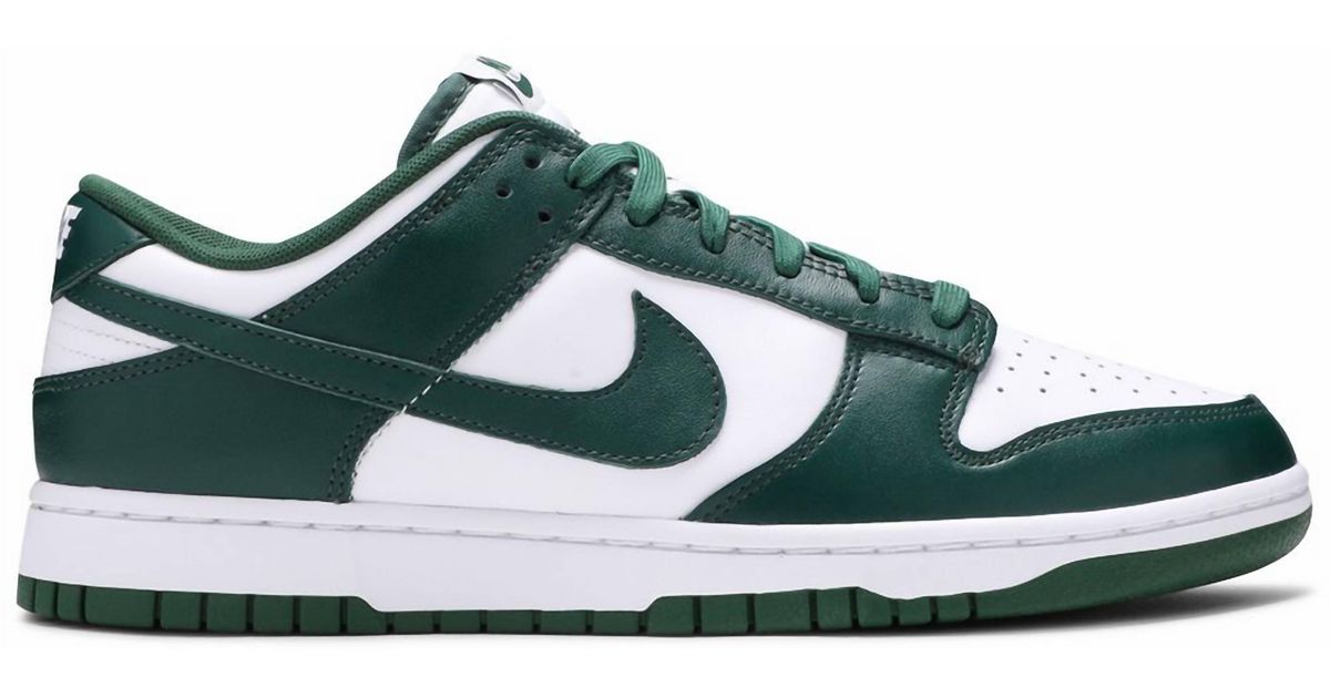 Nike Dunk Low Retro 'Michigan State' in Black for Men | Lyst