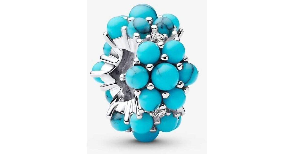 PANDORA Ocean Charm in Blue | Lyst