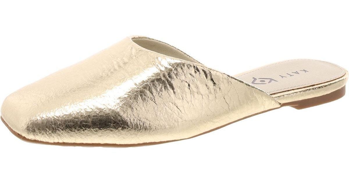 Katy Perry The Evie Mule Solid Made Mules in Natural | Lyst