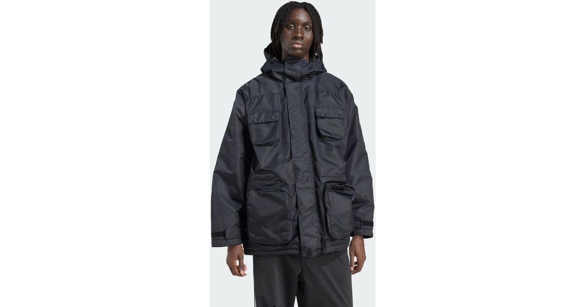adidas Originals Parka Cph Jacket in Black for Men | Lyst