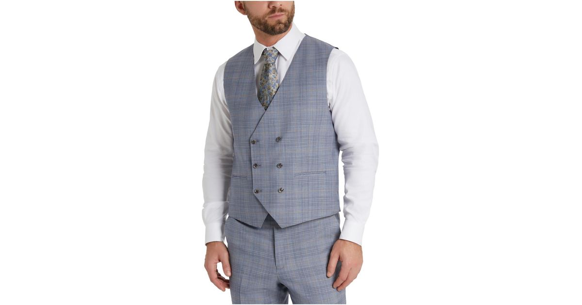 Tayion By Montee Holland Asupreme Wool Separate Suit Vest in Blue for ...