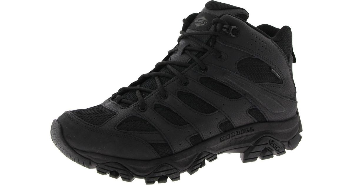 Merrell Moab 3 Mid Tactical Wp Work Lace Up Work & Safety Boots in ...
