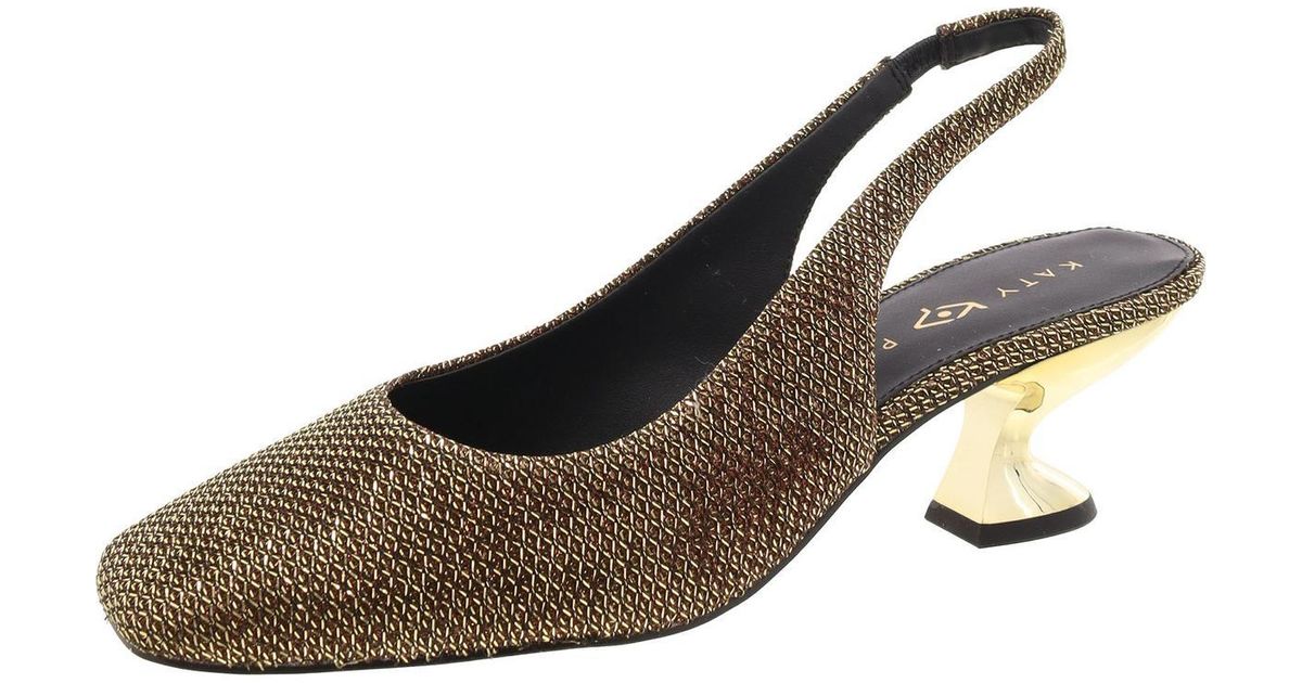 Katy Perry The Later Slingback Solid Square Toe Slingback Heels in ...