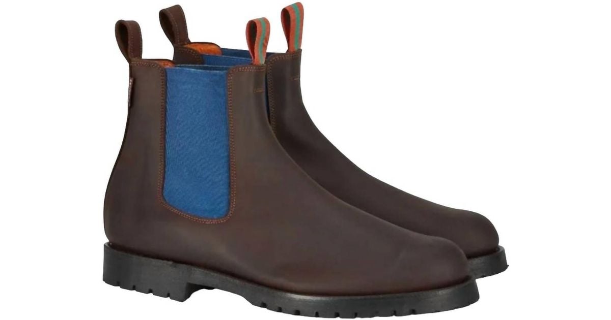 Penelope Chilvers Nelson Leather Boot in Brown for Men | Lyst