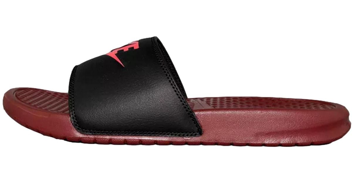 Nike Benassi Jdi Dark Team/Solar- 343880-601 in Brown for Men | Lyst